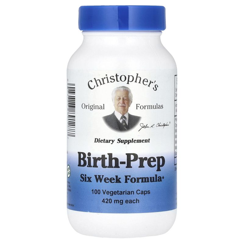 Birth-Prep, Six Week Formula, 840 mg, 100 Vegetarian Caps (420 mg per ...