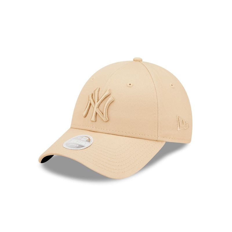 New Era New York Yankees MLB League Essential Beige 9Forty Adjustable ...