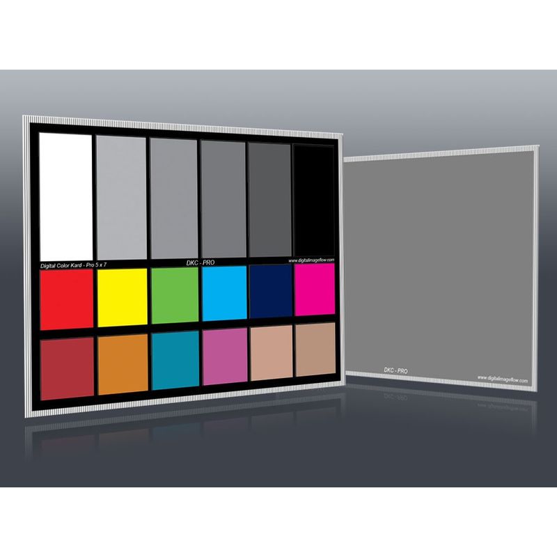 DGK Color Tools DKC-Pro 5" x 7" Set of 2 White Balance and Color ...