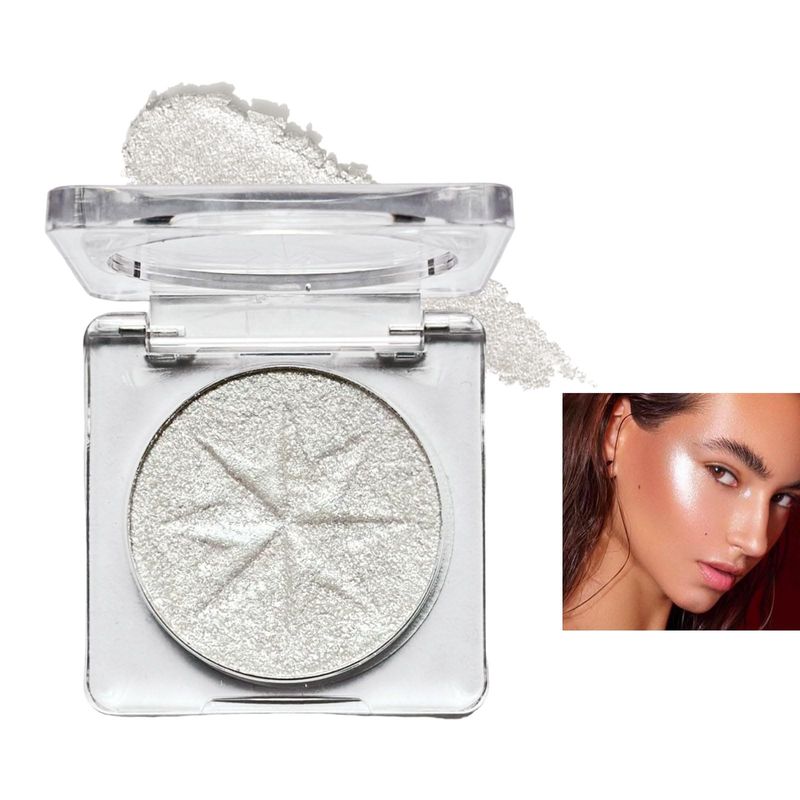 Pearl White Highlight Palette Powder Makeup Glitter Highlighter ...