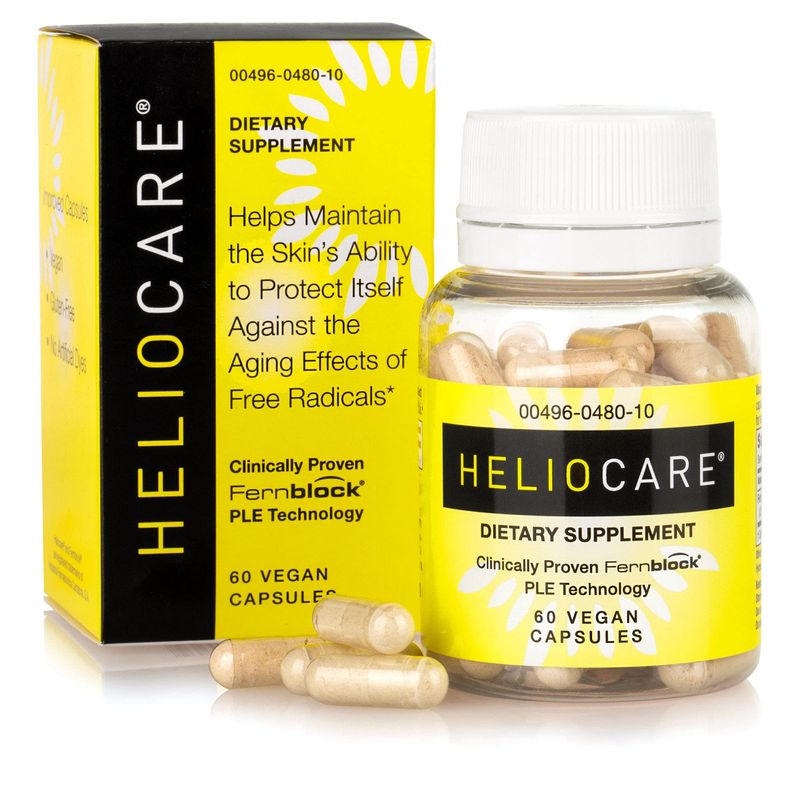 Heliocare Skin Care Dietary Supplement: 240mg Polypodium Leucotomos ...