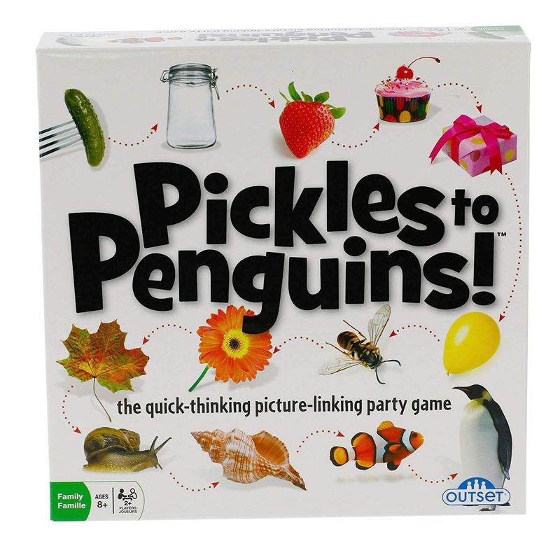 Outset Media - Pickles to Penguins Family Card Game - Quick Thinking ...
