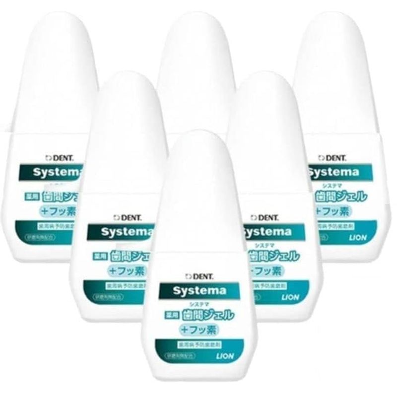 Lion DENT Systema, Medicated Interdental Gel, 0.7 fl oz (20 ml), Toothpaste Powder, Toothpaste ...