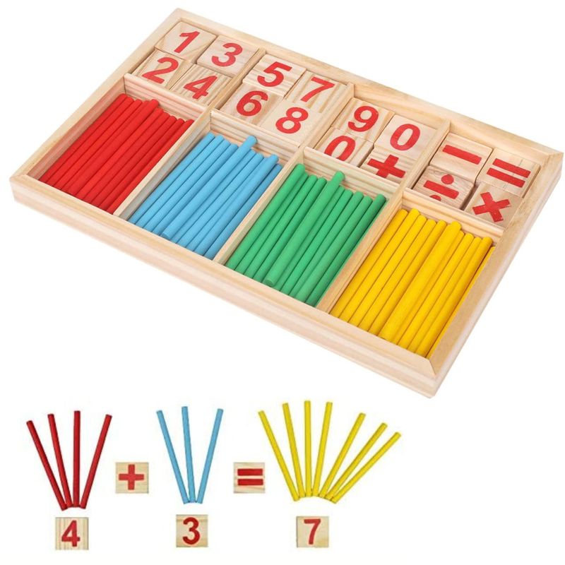 Glamified Counting Number Blocks and Sticks | Montessori Toys for ...