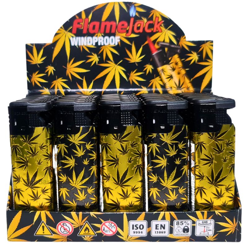 Zactly - 5 x FlameJack Colourful Windproof Dustproof Jet Lighters ...