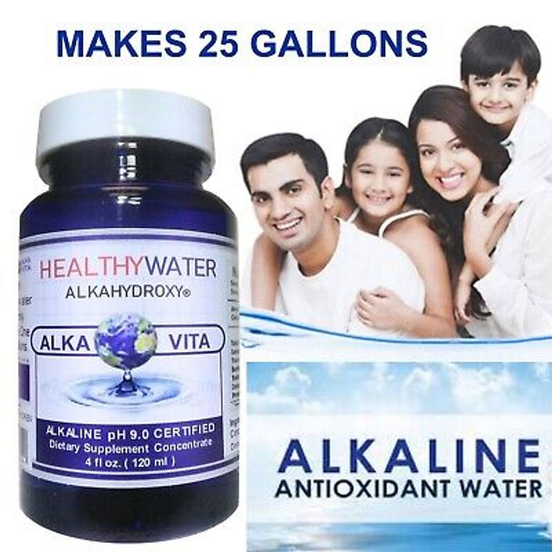 Alkaline Healthy Water Real pH 9.0 Immune Booster 25 Gallon Certified ...