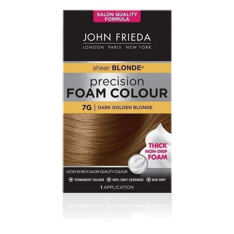 John Frieda Sheer Blonde Precision Foam Colour 7G Dark Golden Blonde ...