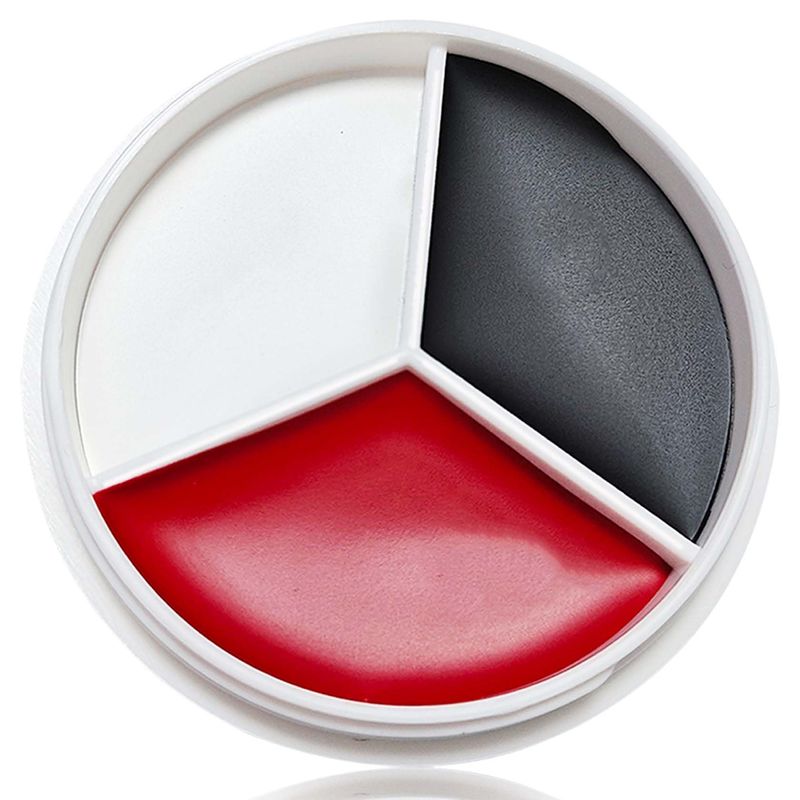 DuoZeng White Red Black Halloween Face Paint Makeup,Professional White ...