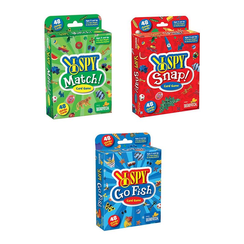 I Spy Card Games Bundle – I Spy Match! + I Spy Snap! + I Spy Go Fish ...