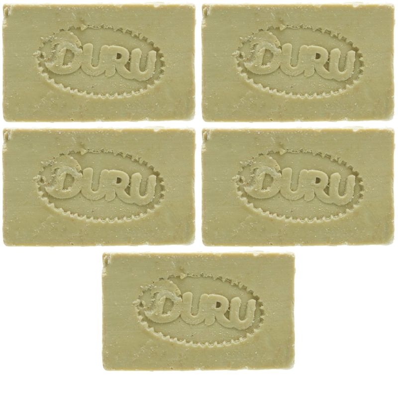 Duru Traditional Hand Made Vegan Olive Oil Bar Soap, Pack of 5 - Online ...