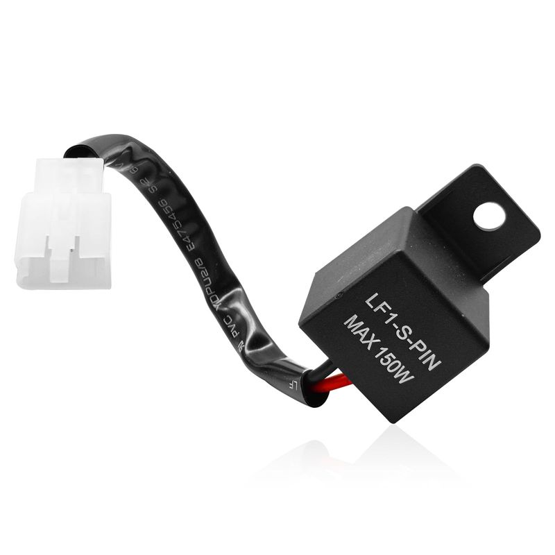 LED Flasher Relay 2-Pin, FIX Motorcycle Turn Signal Flasher Relay Flash ...