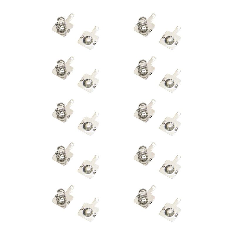 Unifizz AAA Batteries Metal Battery Spring Contact Plate 10 x 10MM ...
