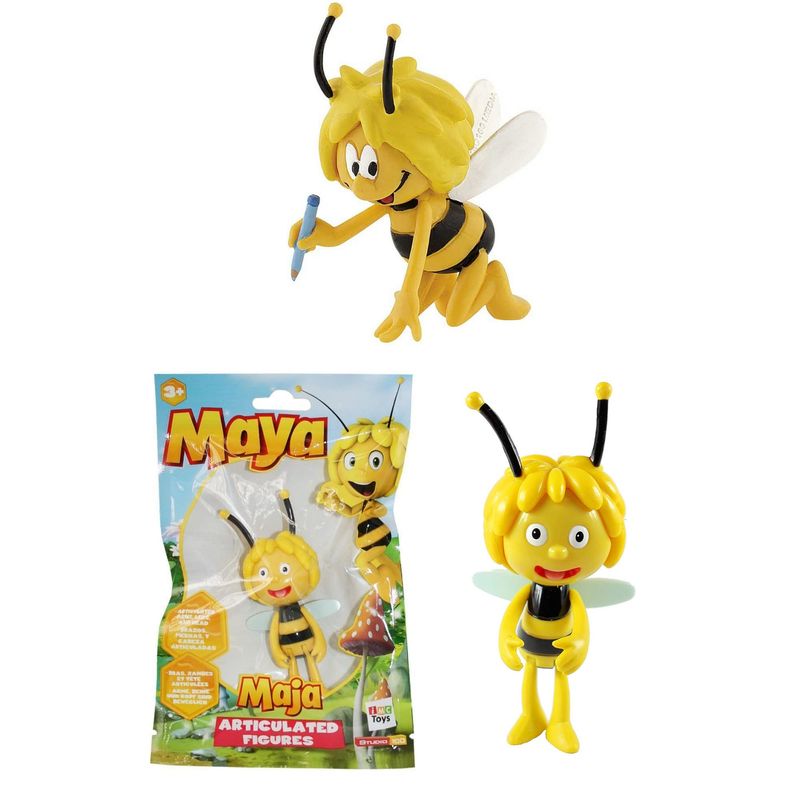 Maya the Bee Set of 2 Maya Figs - Articulated Figure Maya & Bullyland ...
