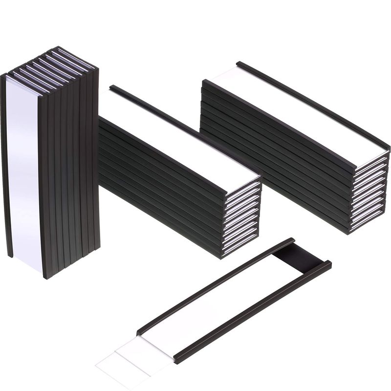 30 Pcs Magnetic Labels Magnetic Tool Box Labels Holders with 30 Pcs ...