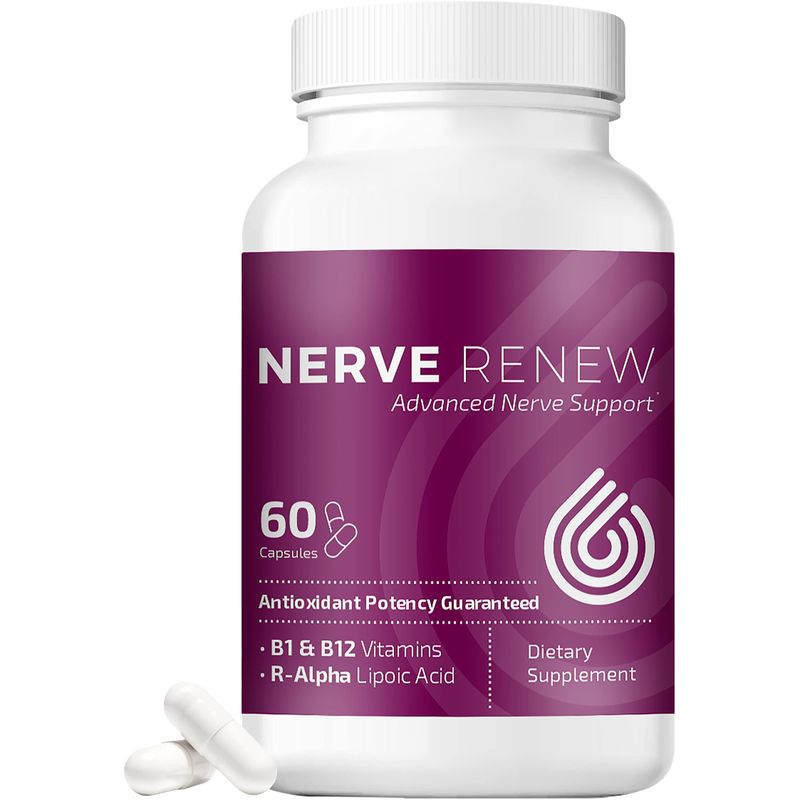 NERVE RENEW Advanced Nerve Support - Natural Nerve Discomfort Support with R-Alpha Lipoic Acid ...