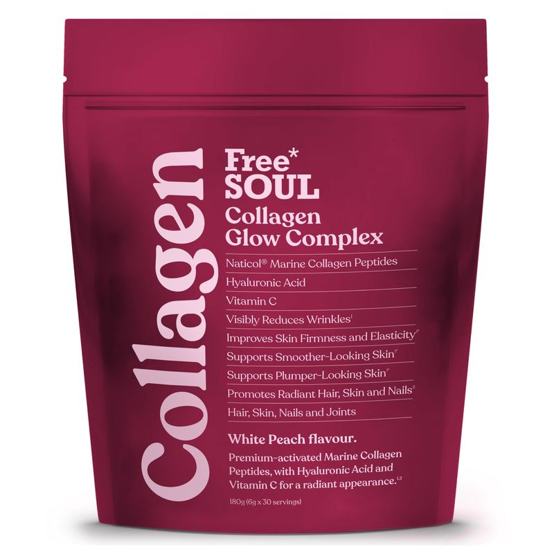 Collagen Glow Complex | Marine Collagen Powder with Hyaluronic Acid ...