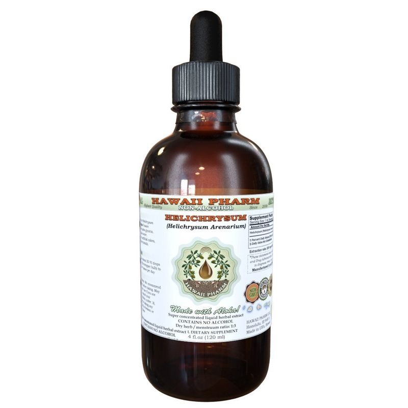 Helichrysum Alcohol-Free Liquid Extract, Organic Helichrysum ...