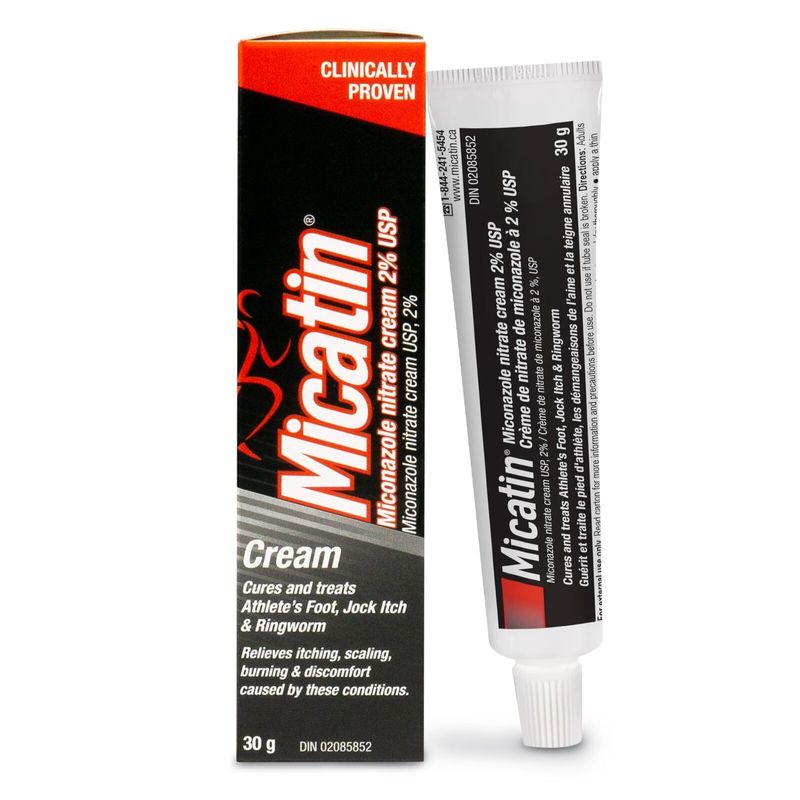 Micatin Cream for Athlete's Foot Jock Itch and Ringworm Antifungal and ...