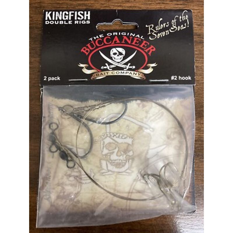 BIMINI BAY KINGFISH RIG steel leader 2 Leaders (rigs) In One Pack ...