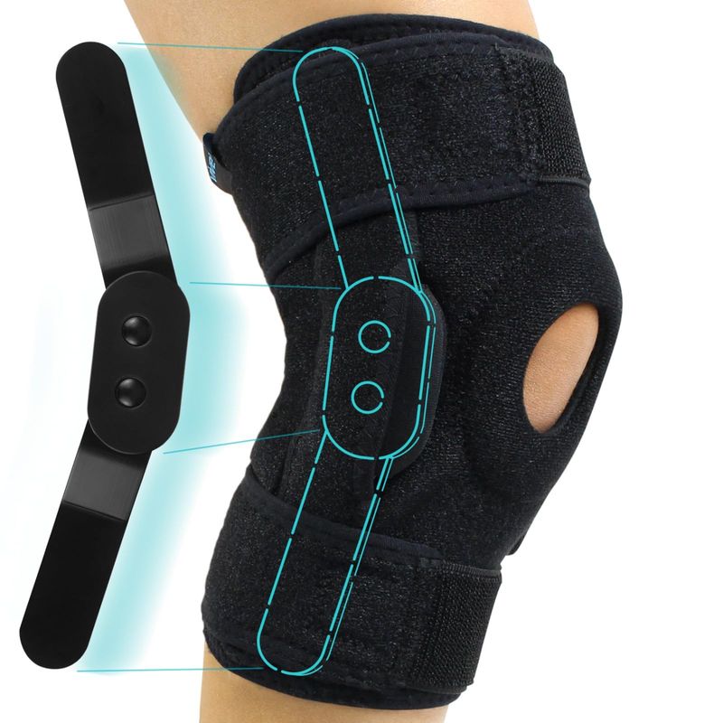 Vive Hinged Knee Brace - Relieves ACL, MCL, Meniscus Tear - Lightweight ...