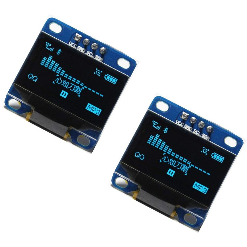 Tecnoiot 2pcs Oled 128x64 Display Oled Lcd Led Display Module I2c Iic Spi Serial Online