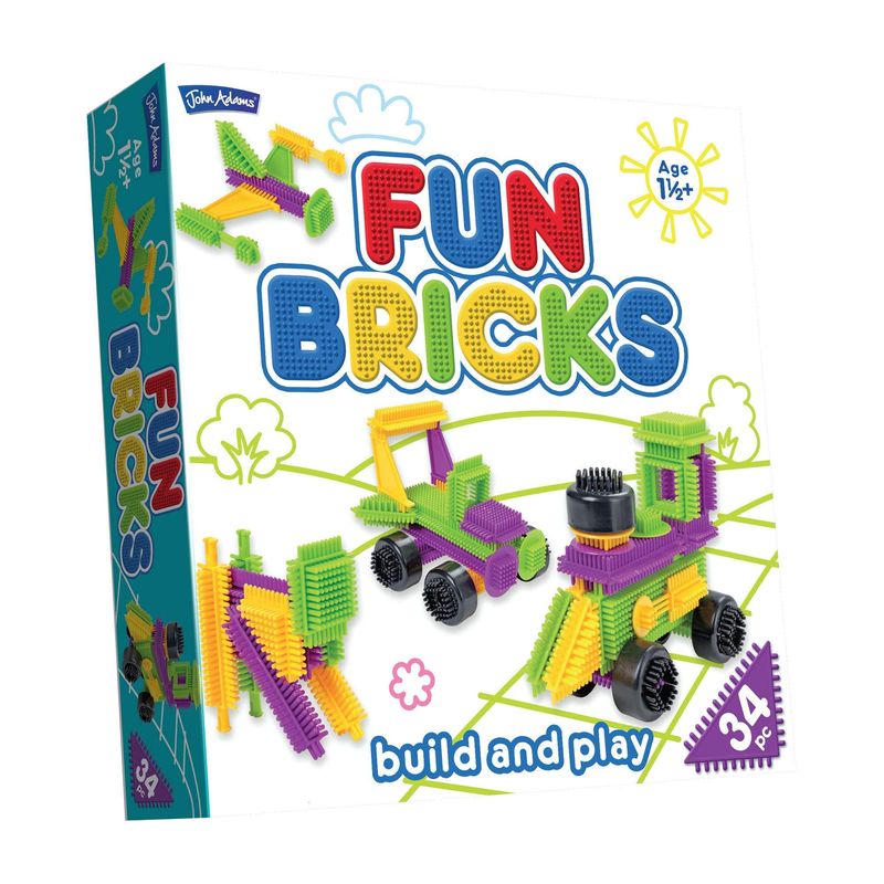 John Adams | Fun Bricks 34 Piece Set: Build and play | Preschool ...