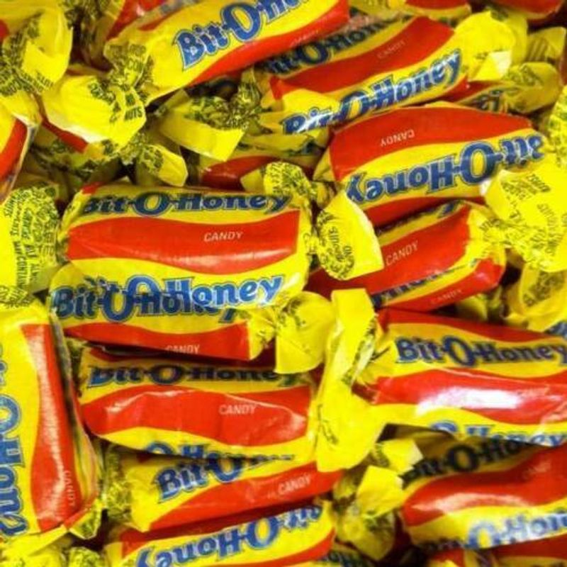 Bit-O-Honey Chewy Candy - BULK CANDY- ONE POUND- An Old Fashioned ...