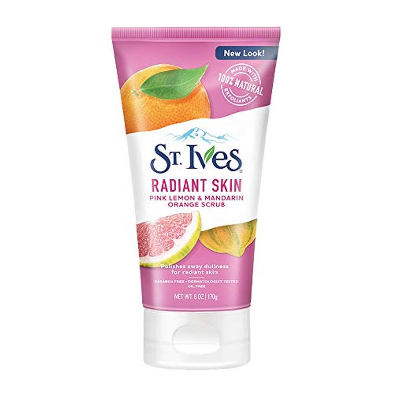 St. Ives Radiant Skin Face Scrub For Dull Skin Pink Lemon and Mandarin ...