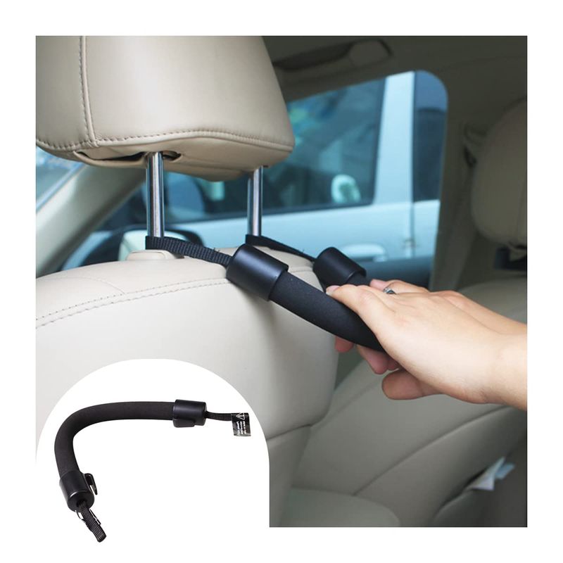 CGEAMDY Car Headrest Grab Handles, Black Car Grab Handle, Vehicle ...