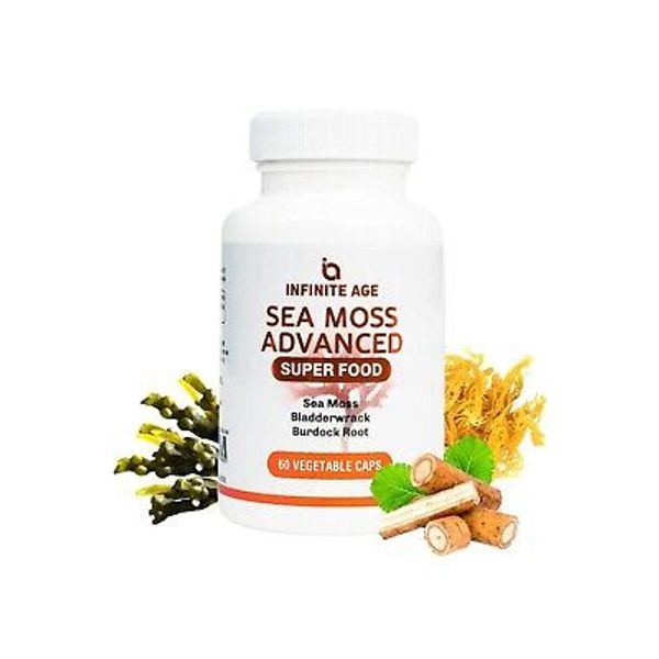 INFINITE AGE Sea Moss Advanced High Potency Vegan Superfood Fast Free ...