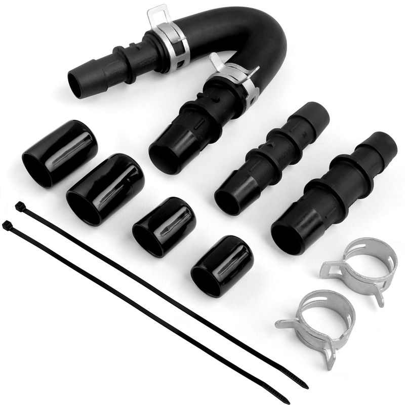 Engine Heater Core Bypass Kit with 5/8" 3/4" Hose,Compatible with GM ...