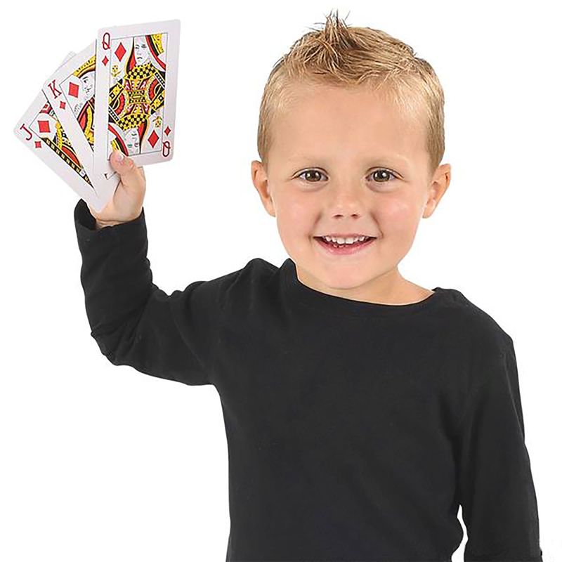Gamie Jumbo Playing Cards Deck - 3 Inches X 5 Inches - Oversized Big ...