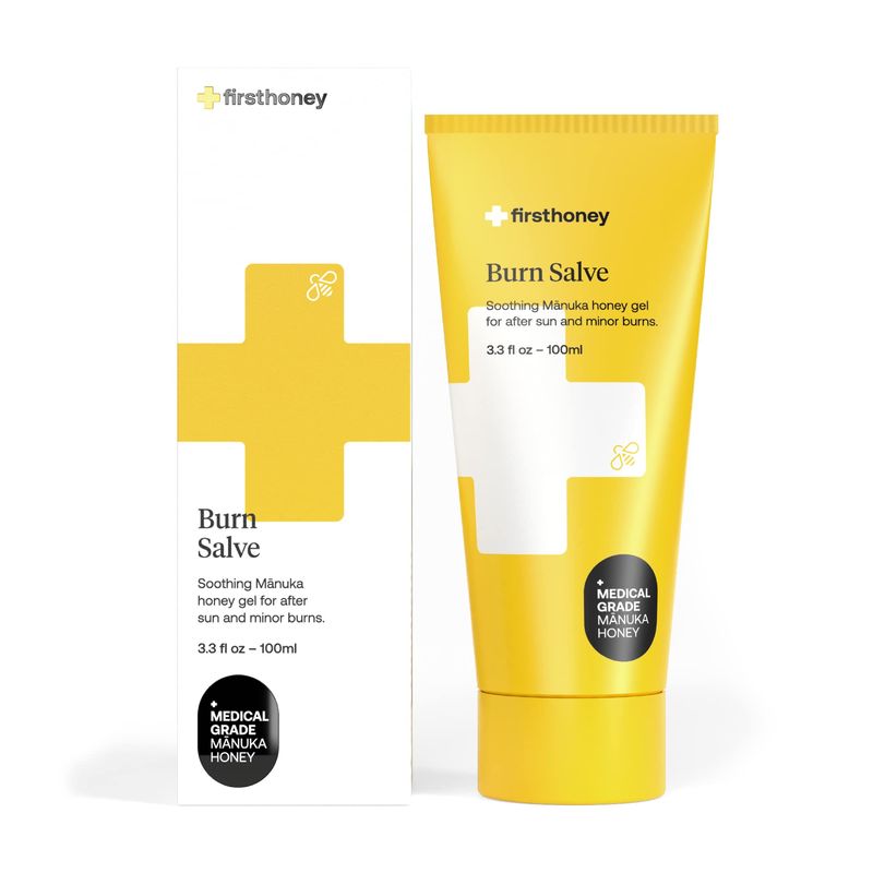 FIRST HONEY® Burn Salve | Aloe Vera Burn Gel With Medical Grade Manuka ...