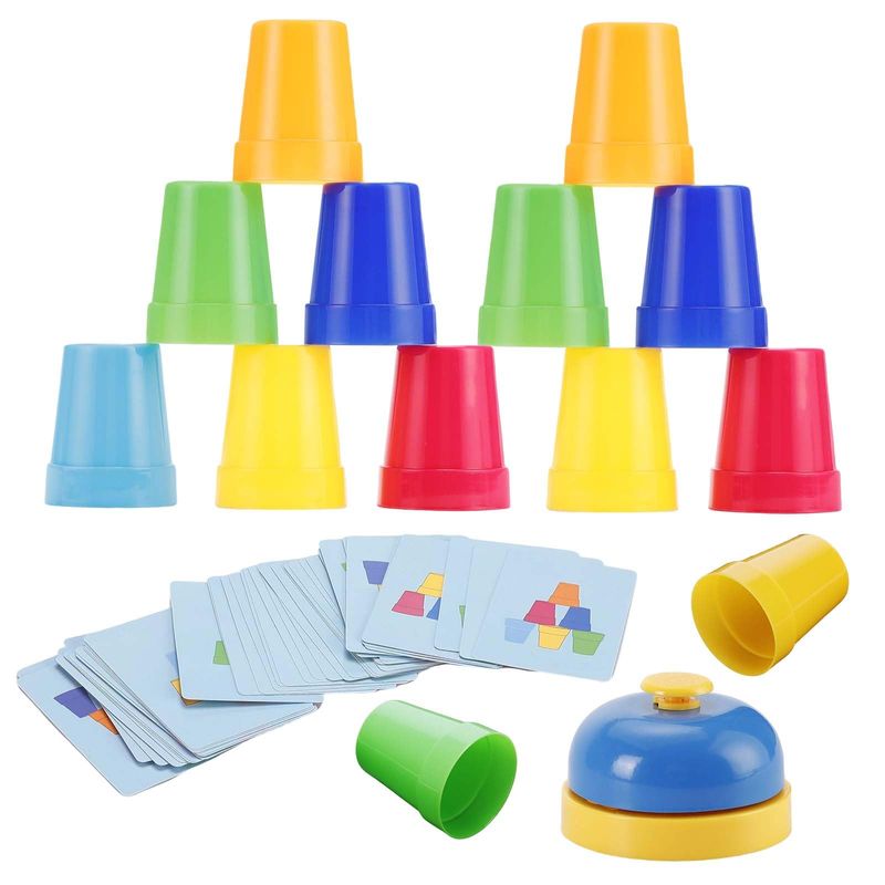 SEISSO Quick Stacking Cups, Stack Cups Set Engaging Educational Speed ...