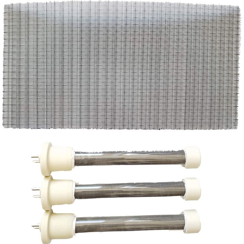 Complete Set of Longer Life Bulbs/Heating Elements 1500 Watt for Models ...