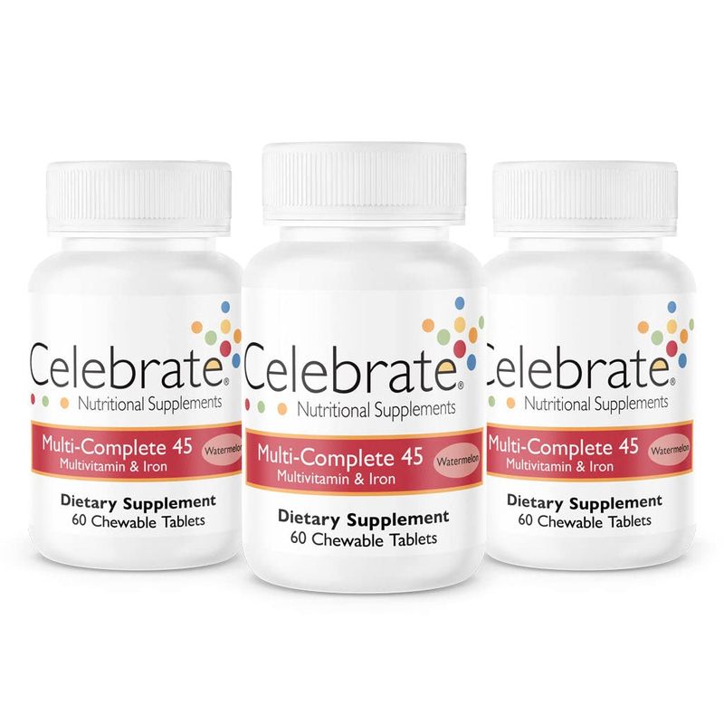 Celebrate Vitamins Multi-Complete Chewable Bariatric Multivitamin with ...