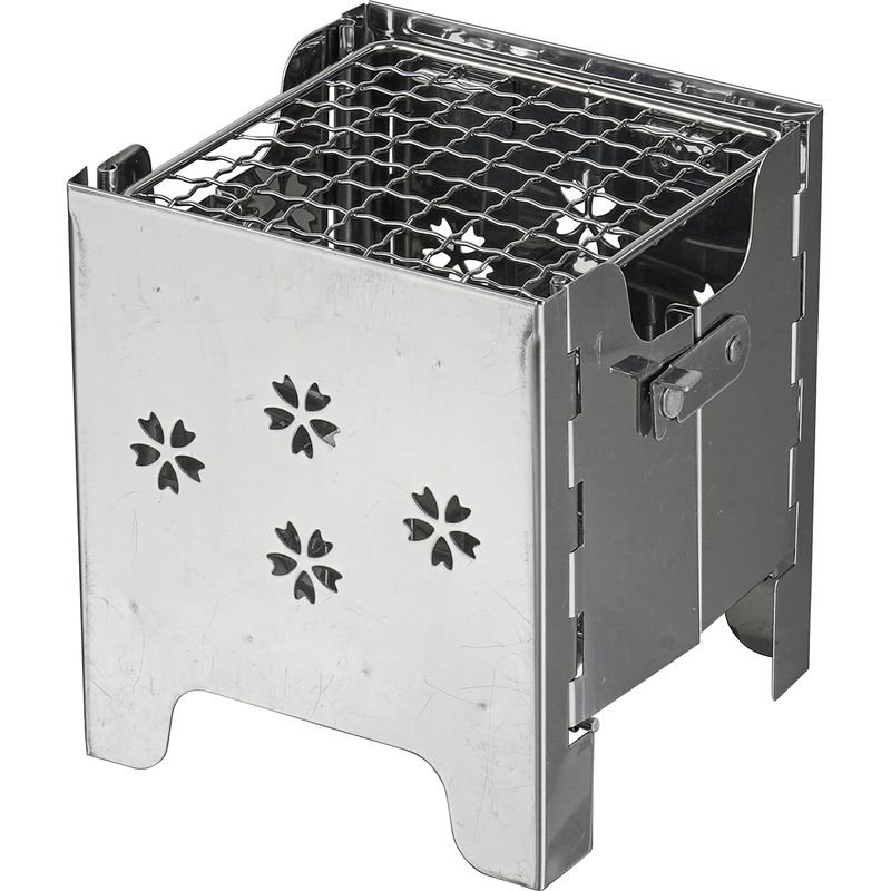 Wahei Freiz AMH-1580 Barbecue Stove, Mini Bonfire Stand, Foldable ...