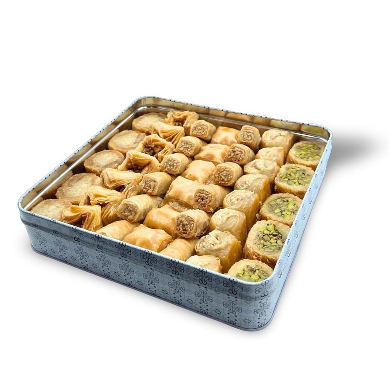 Al Bohsali 1870 - Premium Mediterranean Baklava Assorted Mix (43 Count ...