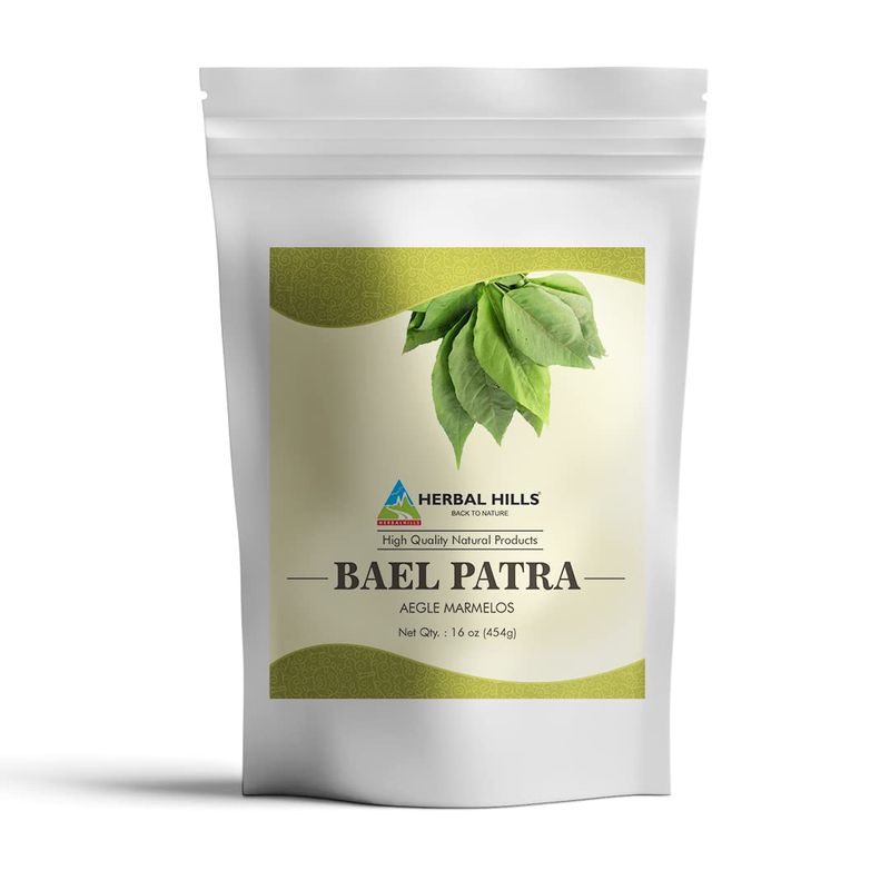 HERBAL HILLS Bael Patra Powder Bael Leaf Bilva Powder Aegle Marmelos 16 ...