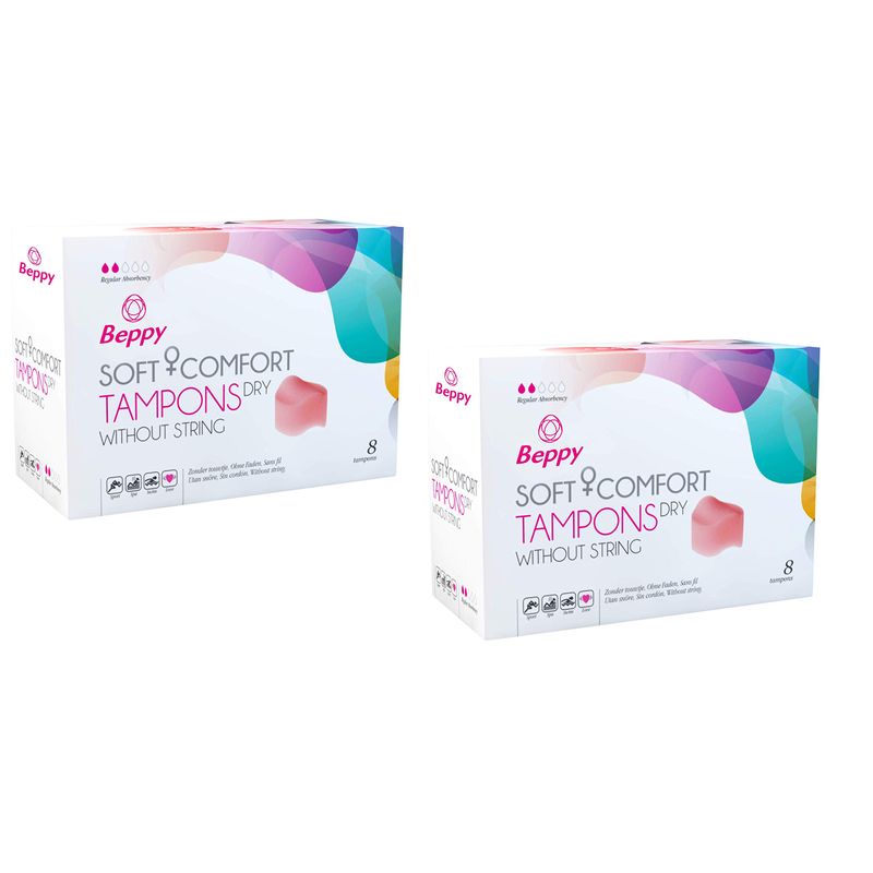 Beppy Dry (Classic) Soft + Comfort Tampons - Sponge tampons, Without ...