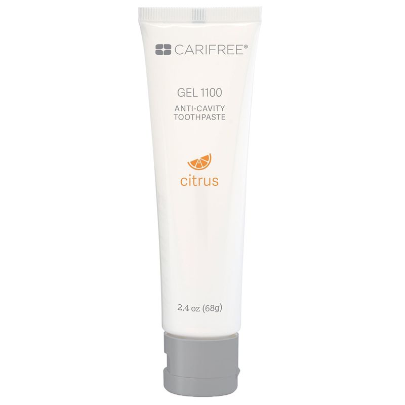 CariFree Gel 1100 (Citrus) Anti-Cavity Fluoride Toothpaste with Nano ...