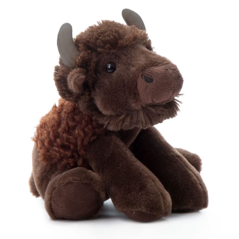 The Petting Zoo Floppy Bison Stuffed Animal Plushie, Gifts for Kids ...