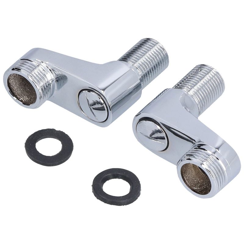 G1/2 to G3/4 Shower Mixer Faucet Swing Arm Adapter, Adjustable Arms ...