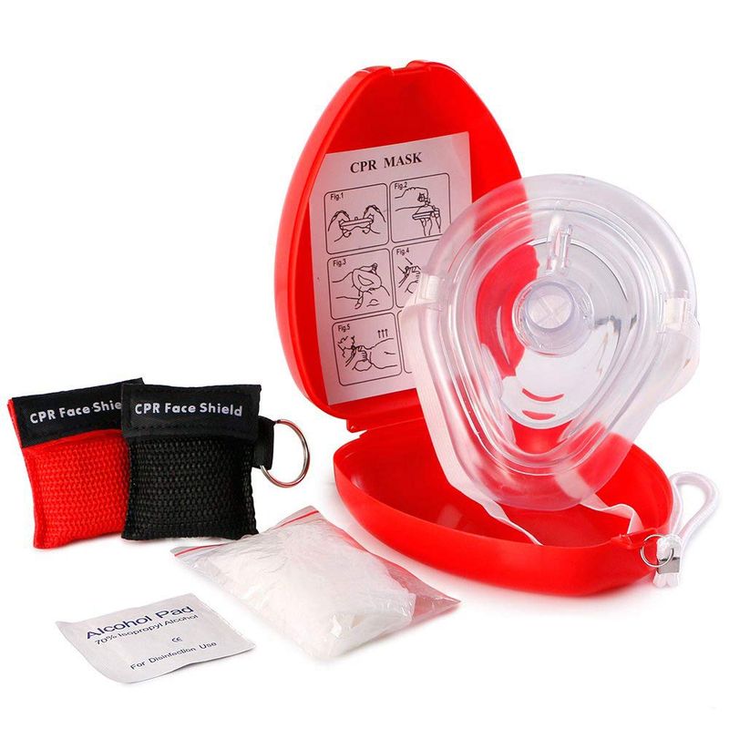 ASA TECHMED Medical First Aid CPR Mask for Adult/Kids Pocket ...