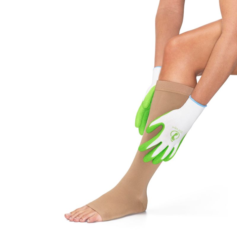 Steve Gloves Latex - special donning gloves for putting on compression ...