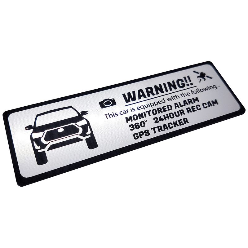 Hilux HILUX Security Sticker Car Security Sticker Luxury Car VIP 24 ...