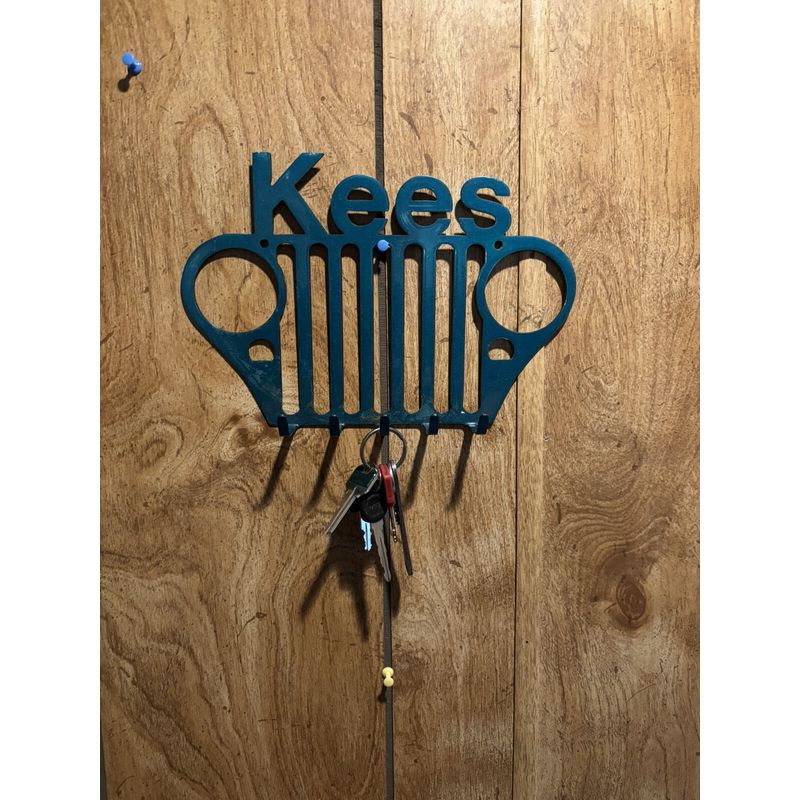 Jeep Kees Metal Art Plasma Cut Powder Coated Brand New Key Hanger ...