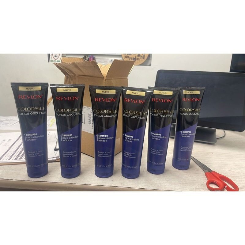 Revlon Colorsilk Bold Black Colorstay Shampoo Conditioner Set 8.45oz ...