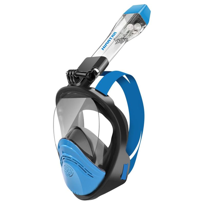 HINATAA 180°Full Face Snorkel Mask,Double Floating Ball Design Anti ...