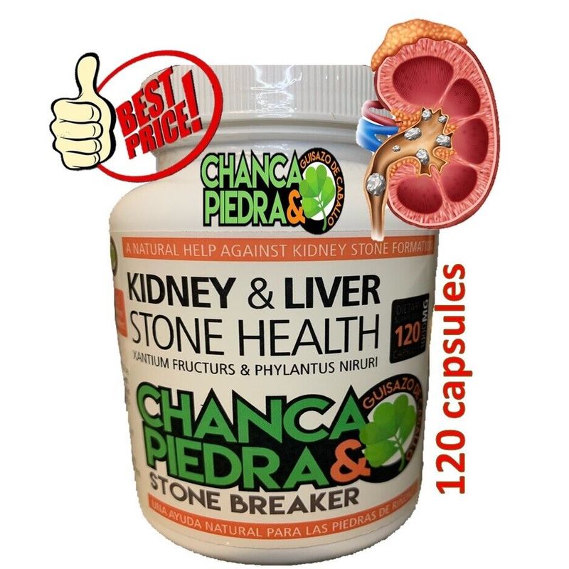 Guisazo de Caballo y Chancapiedra 120 caps 1000 mg Stone Breaker ...